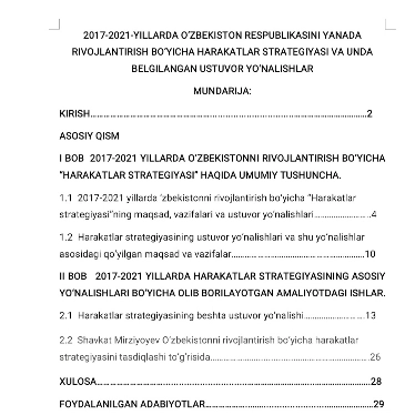 Kurs ishi.Barcha tillar va fanlar kesimida.