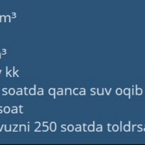 Matematikadan misollar va masalalar ishlash